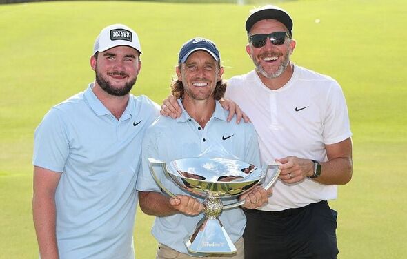 Tommy Fleetwood's wife with 23-year age gap missed PGA Tour win for ...