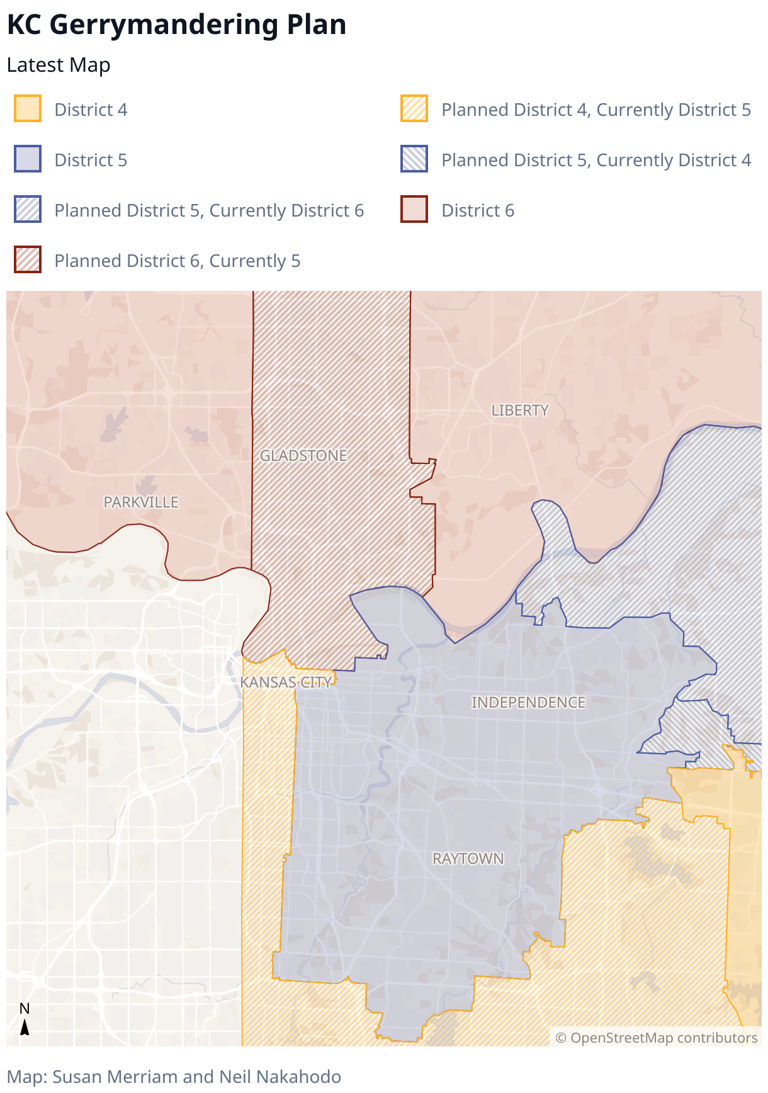 Missouri senators pass gerrymandered map that slashes through Kansas City
