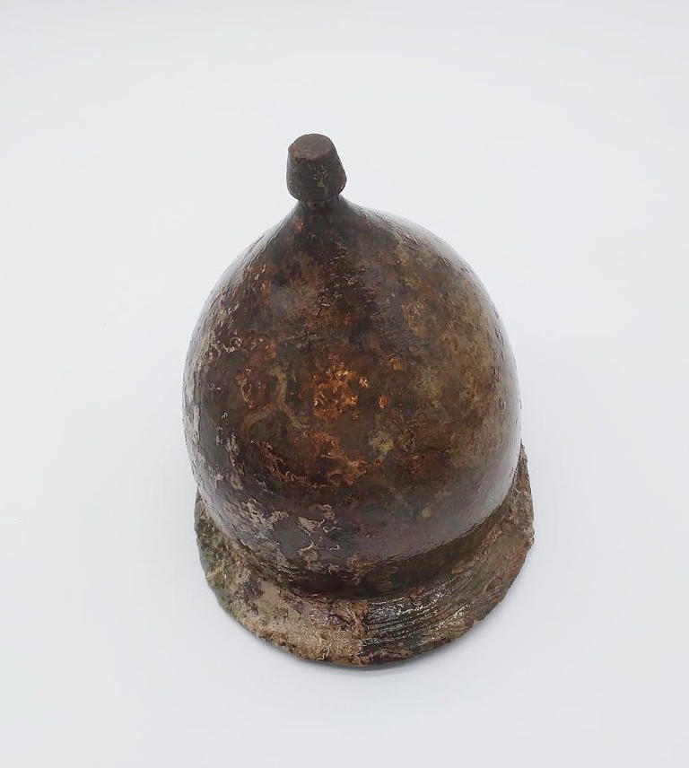 Divers Find a Well-Preserved Roman Helmet From the Naval Battle That ...