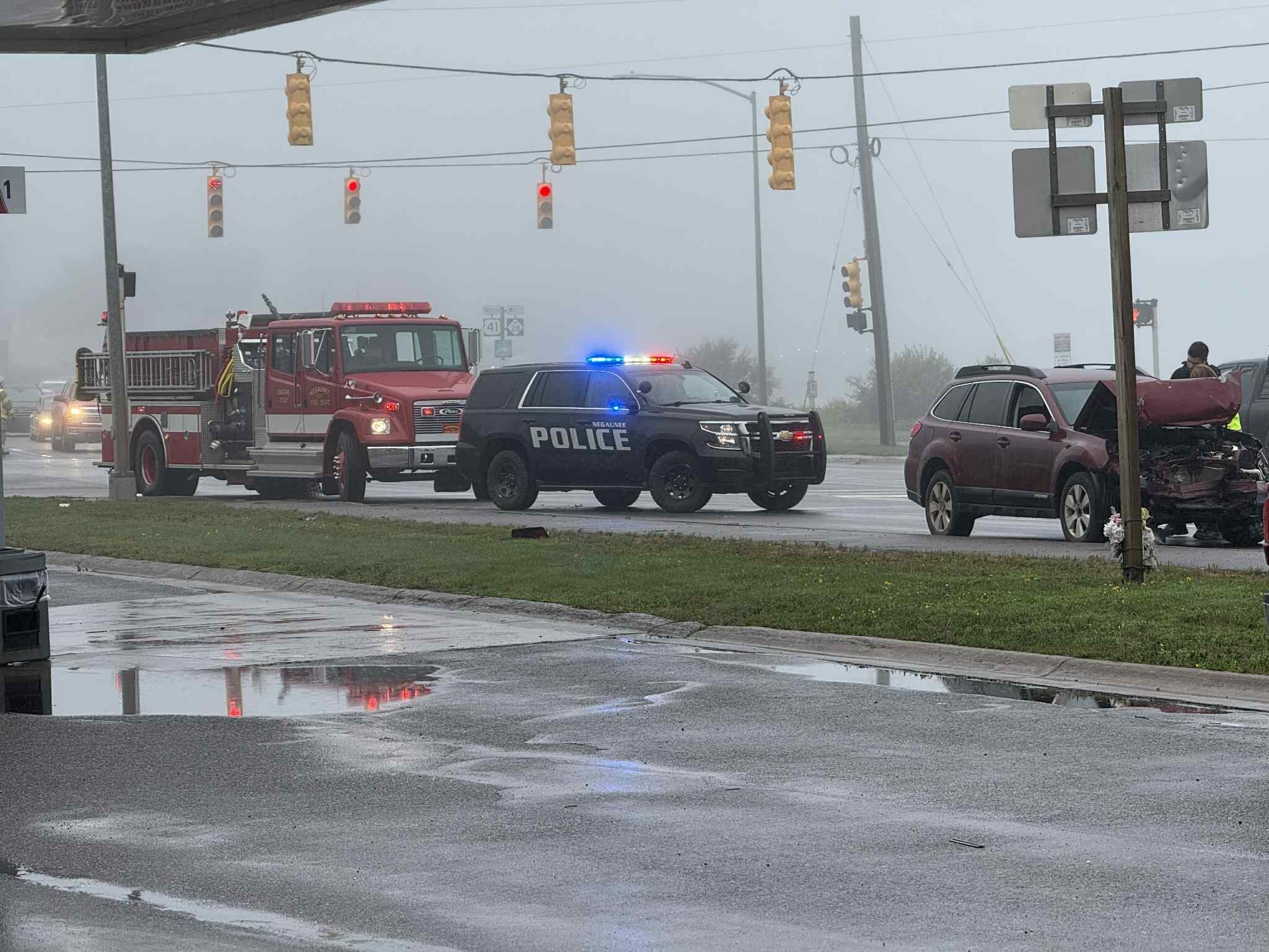 UPDATE: US-41 in Negaunee reopens following 2 vehicle crash