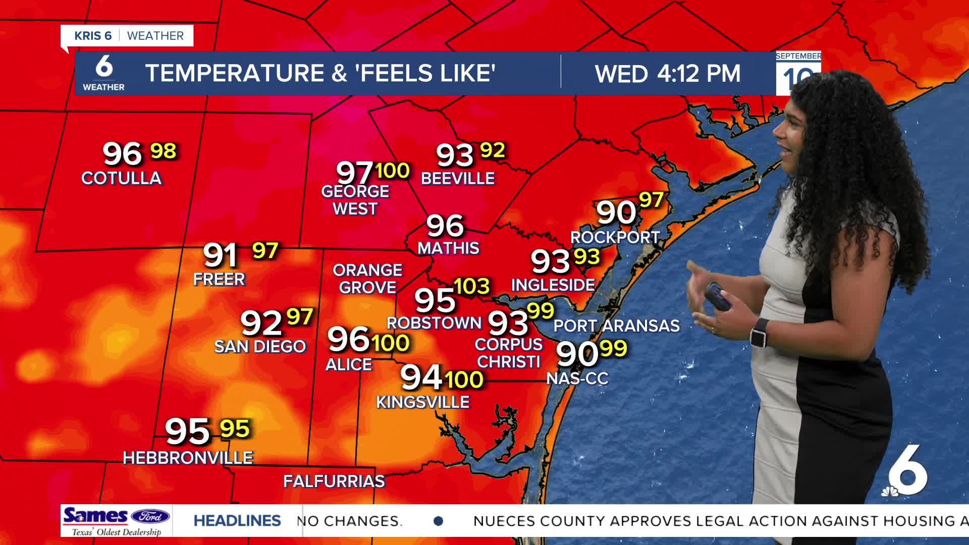 Slightly above normal temperatures this afternoon, rain chances return ...