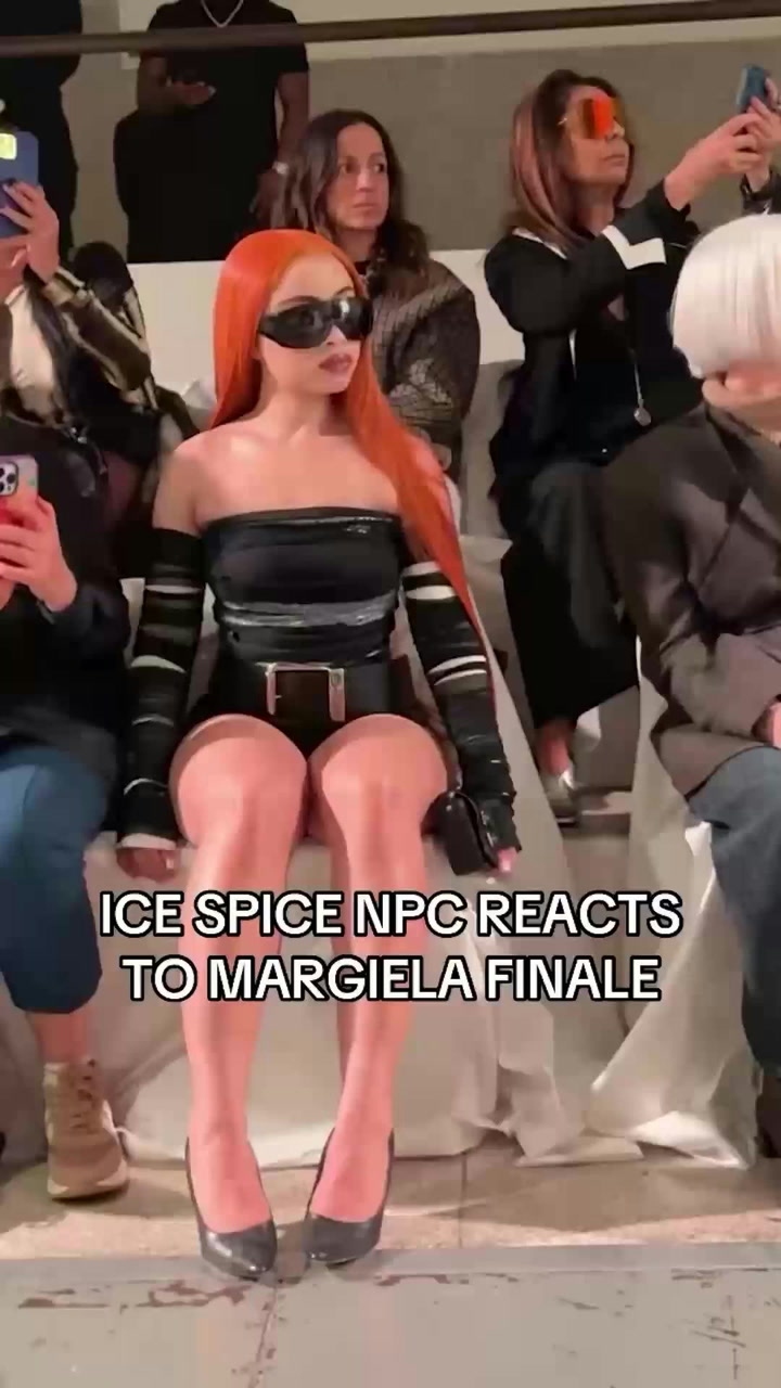 Ice Spice Reacts to Margiela Finale at NYFW