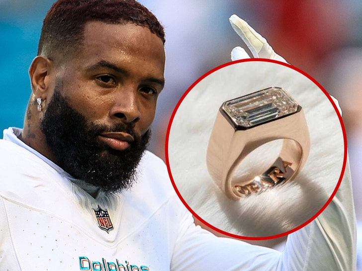 Odell Beckham Jr. Cops Emerald-Cut Diamond Ring, Valued At Nearly Half ...