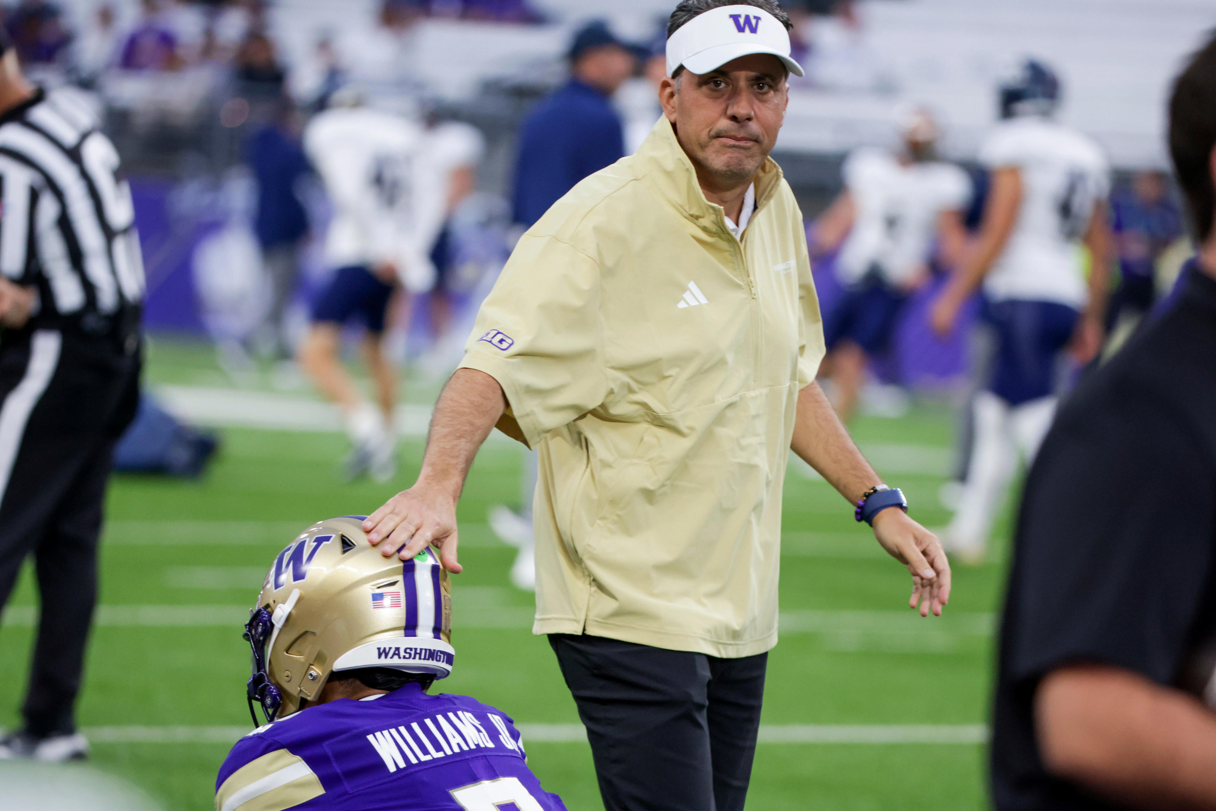 Washington football's Jedd Fisch has high praise for strength staff