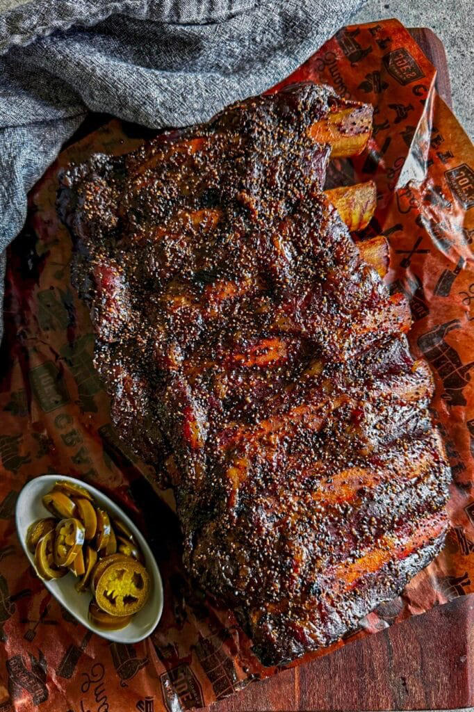 Smoked beef back ribs recipe