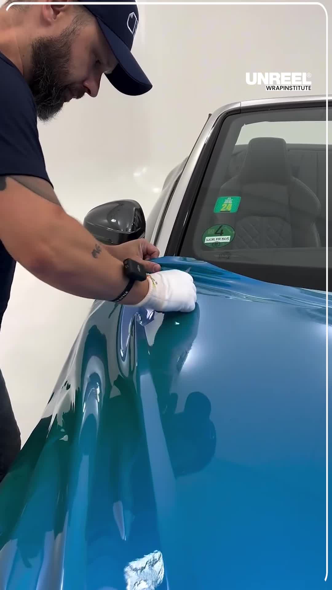 Transform your Audi with turquoise vinyl wrap: Master precision and ...
