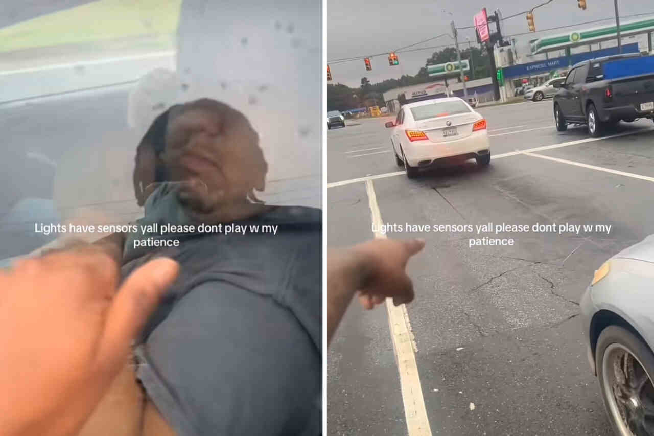 Driver sparks debate after knocking on window to ask man to move closer ...