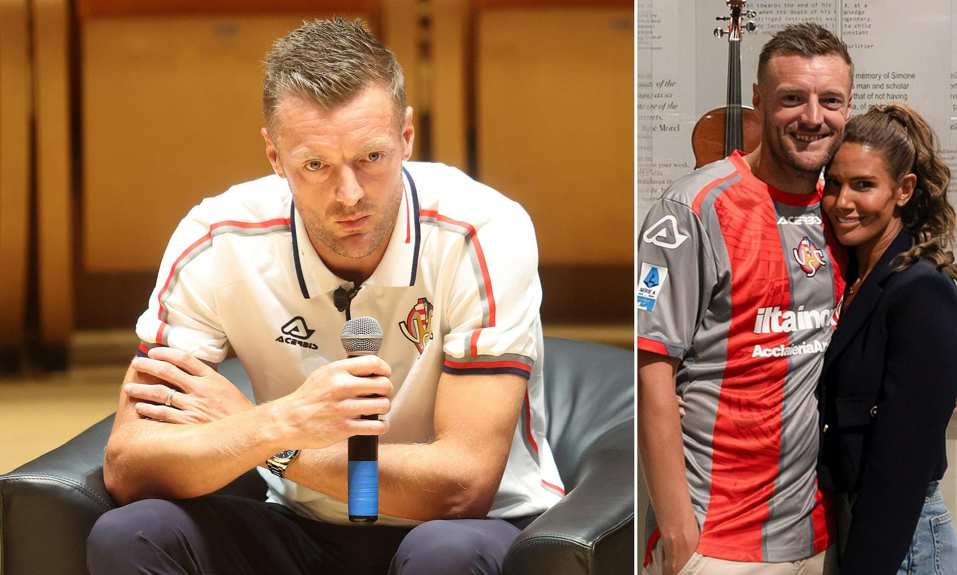 Jamie Vardy hits back at reporter in edgy exchange during 38-year-old's ...