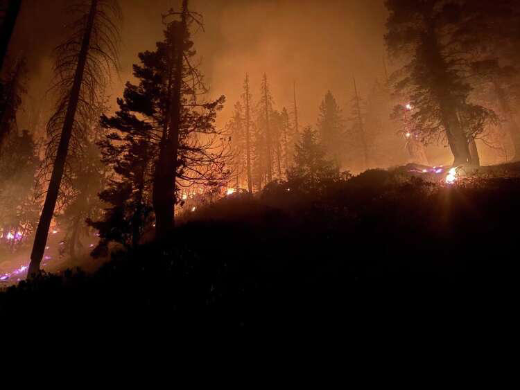 Someone's campfire sparked a wildfire in Northern California, officials say
