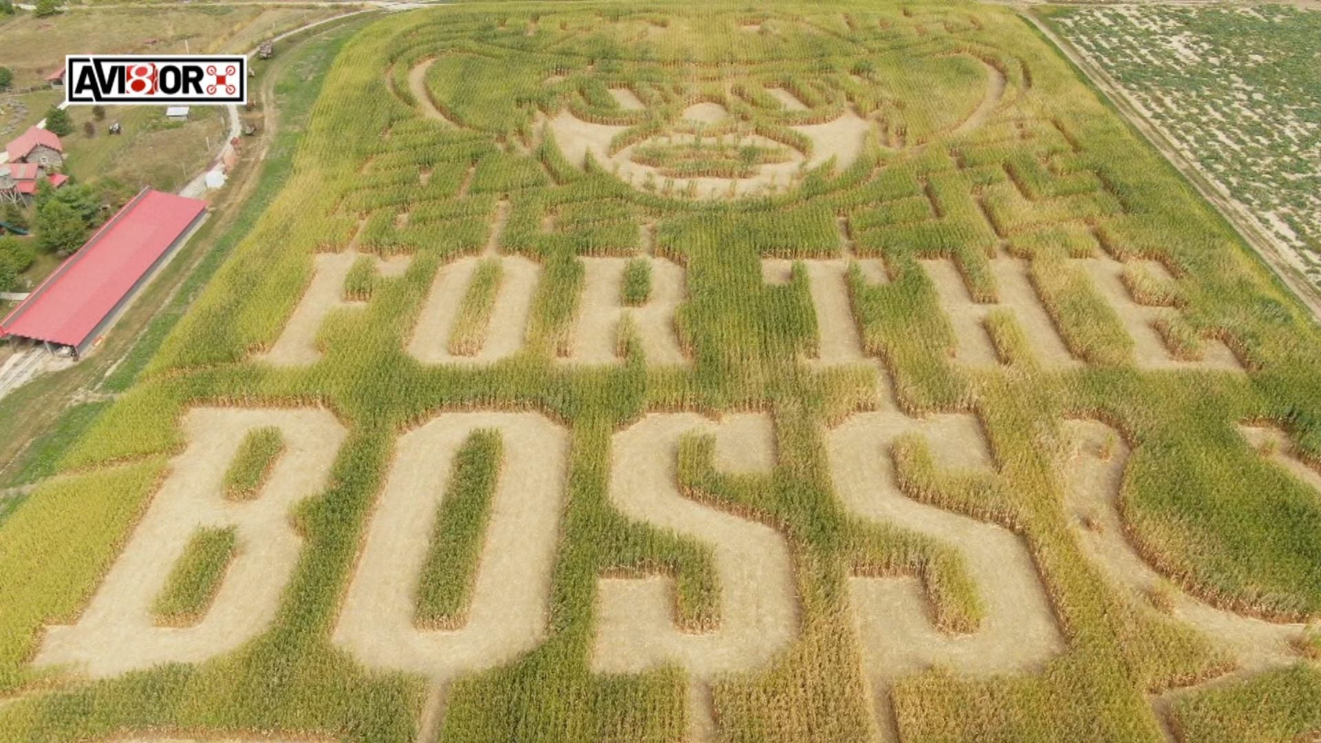 Greenfield corn maze pays tribute to late Colts owner Jim Irsay