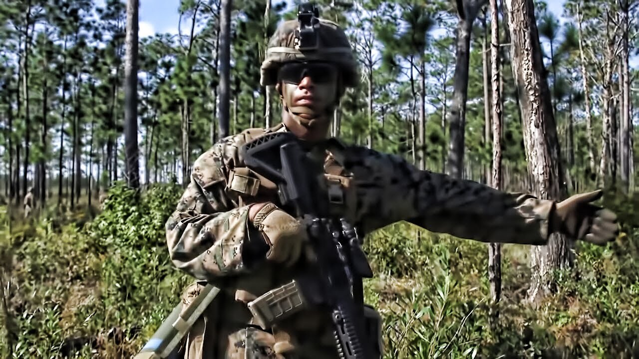 U.S. Marines Ground Patrol Training At Camp Lejeune