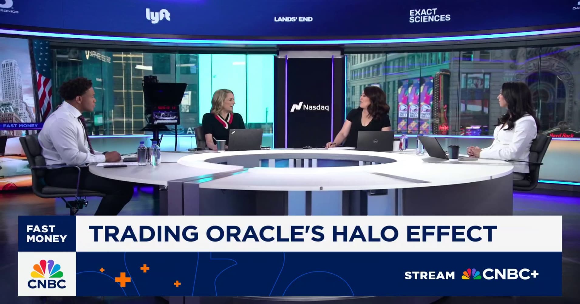 'Fast Money' traders on trading Oracle's halo effect