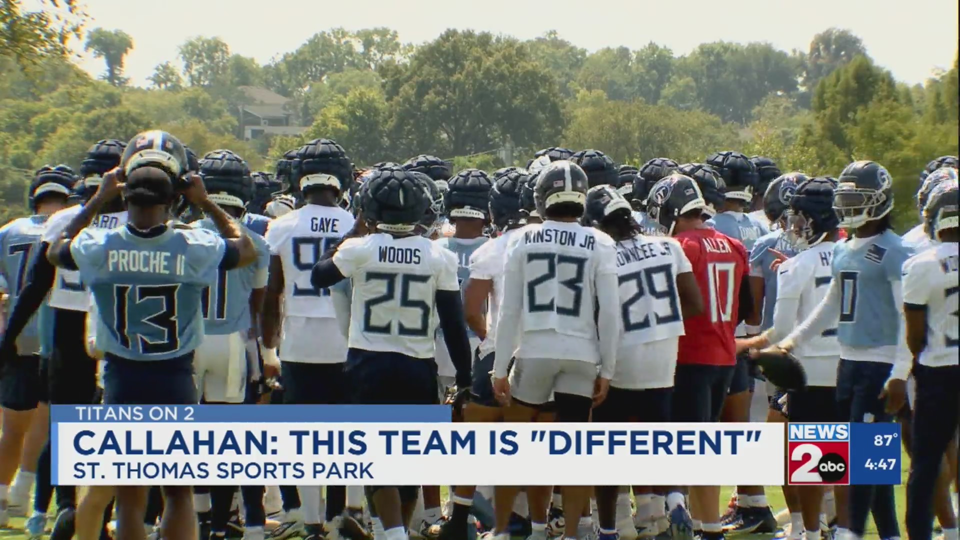 Titans HC Brian Callahan: This team is 'different'