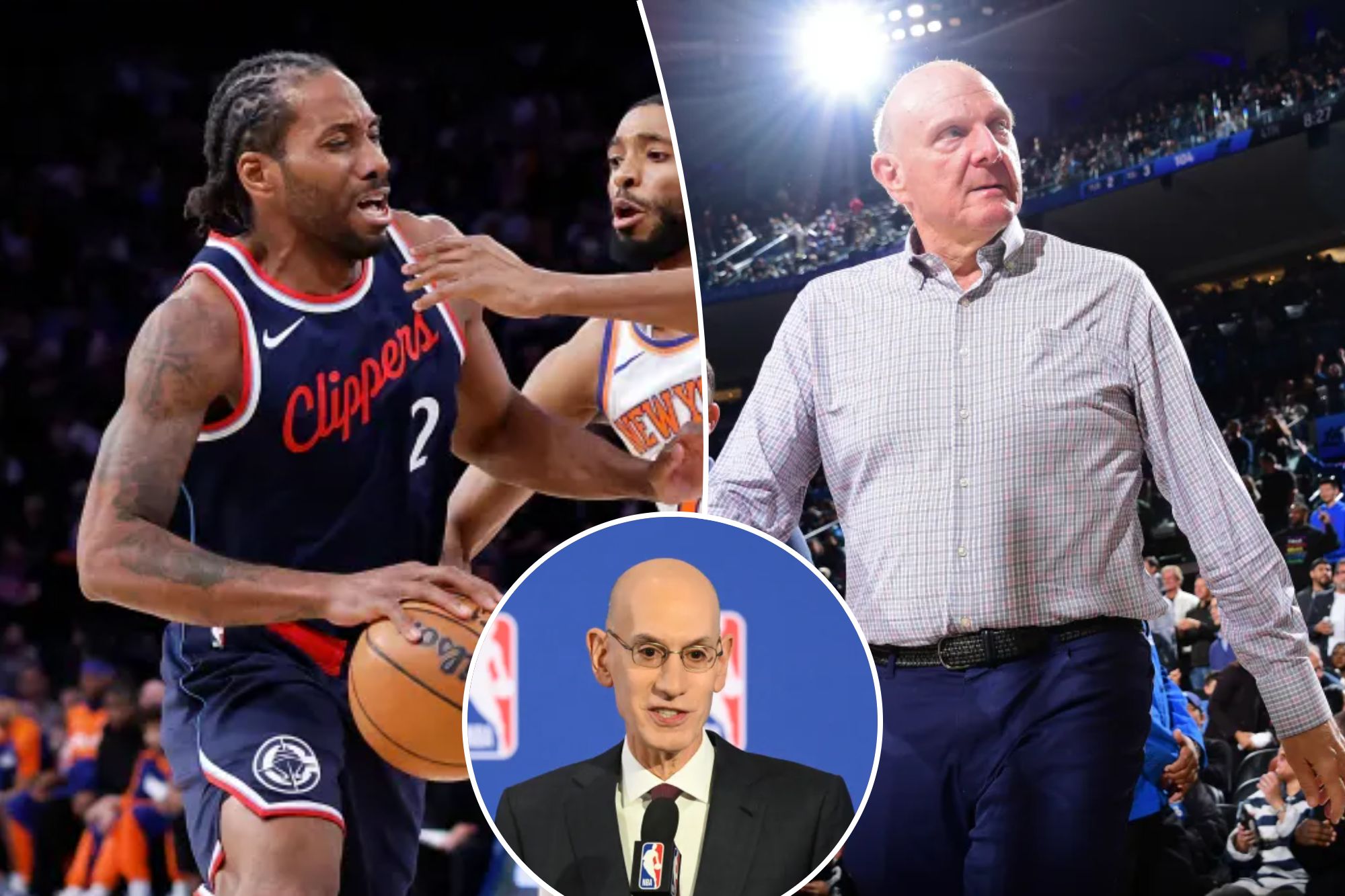 Adam Silver ‘reluctant to act’ unless Clippers cap circumvention ...