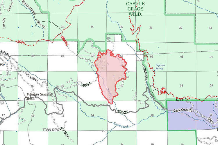 Someone's campfire sparked a wildfire in Northern California, officials say