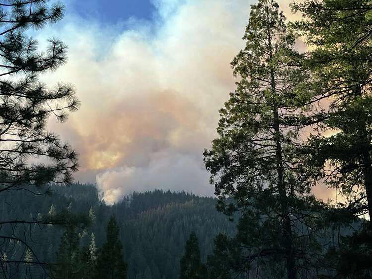 Someone's campfire sparked a wildfire in Northern California, officials say