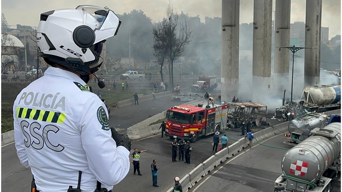"La ropa seguía quemándose": Policía cuenta cómo ayudó a rescatar a una ...