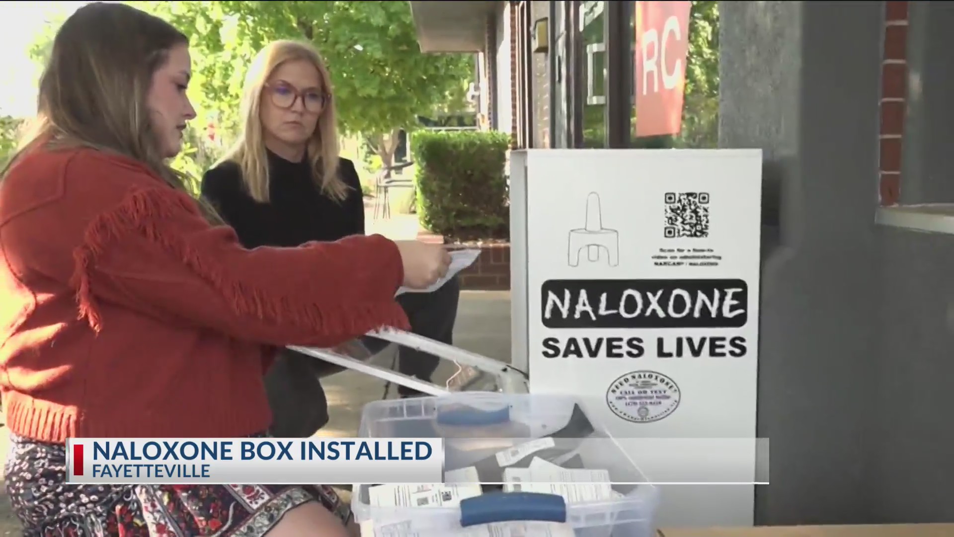 Naloxone box installed in Fayetteville