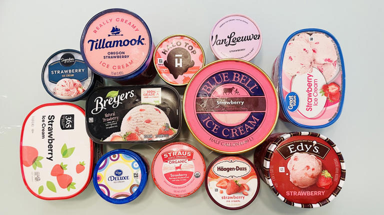 The Best Store-Bought Strawberry Ice Cream Brand Is To Die For
