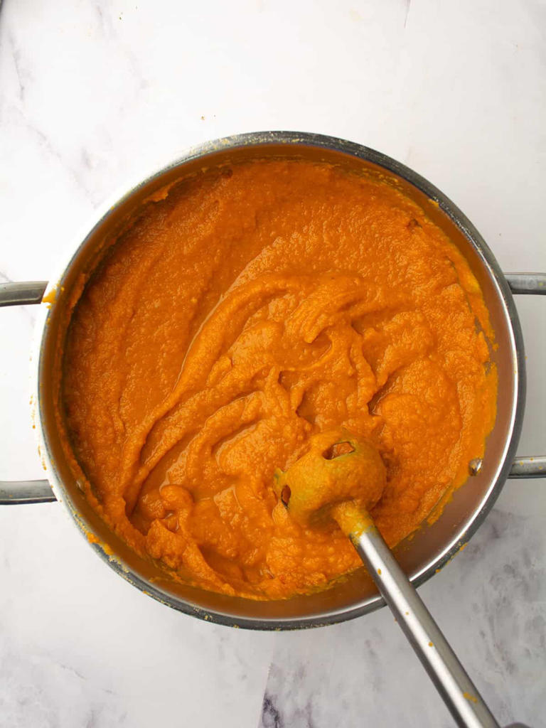 Sweet potato and carrot soup