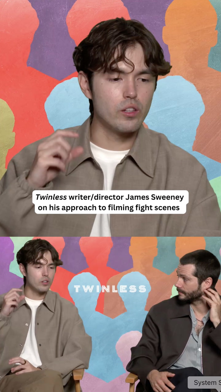 James Sweeney on the Fight Scenes in 'Twinless'