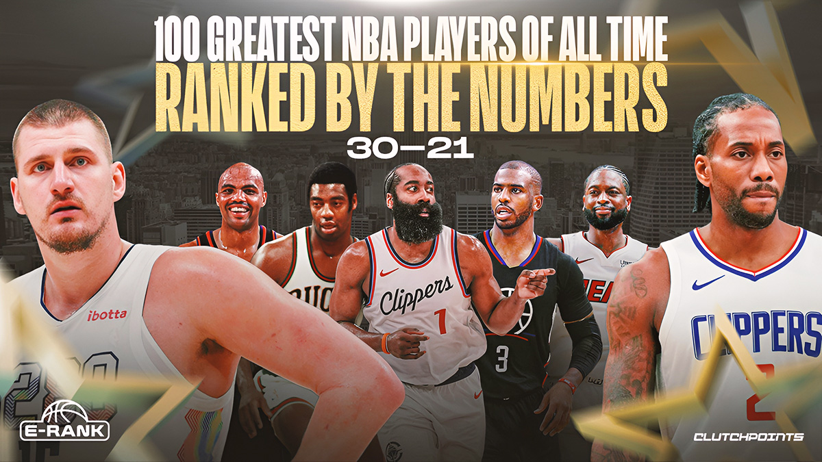 100 greatest NBA players of all time, ranked by the numbers: 30-21