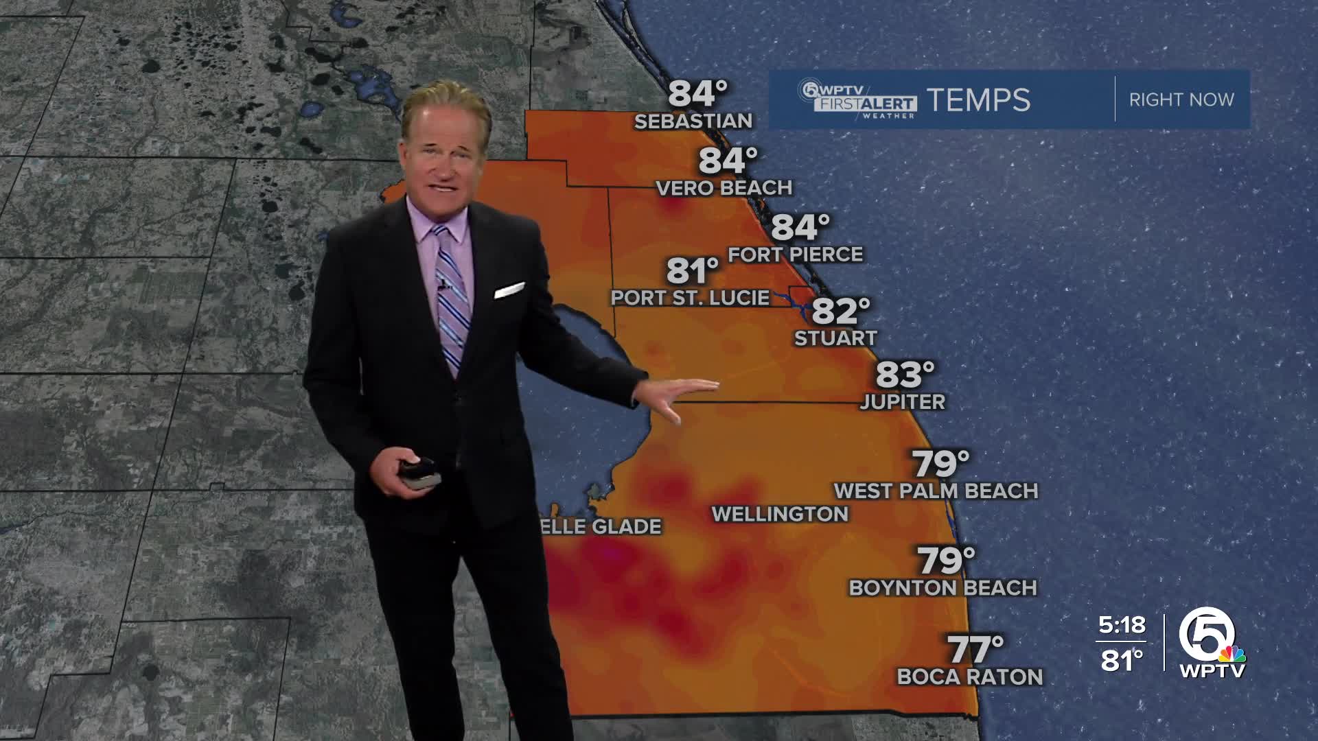 WPTV First Alert Weather Forecast for Evening of September 10, 2025