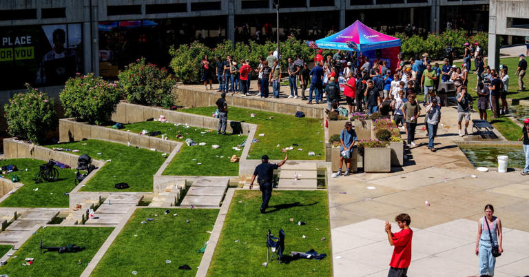 Manhunt for Charlie Kirk shooter expands after two people detained had no links to killing, FBI says