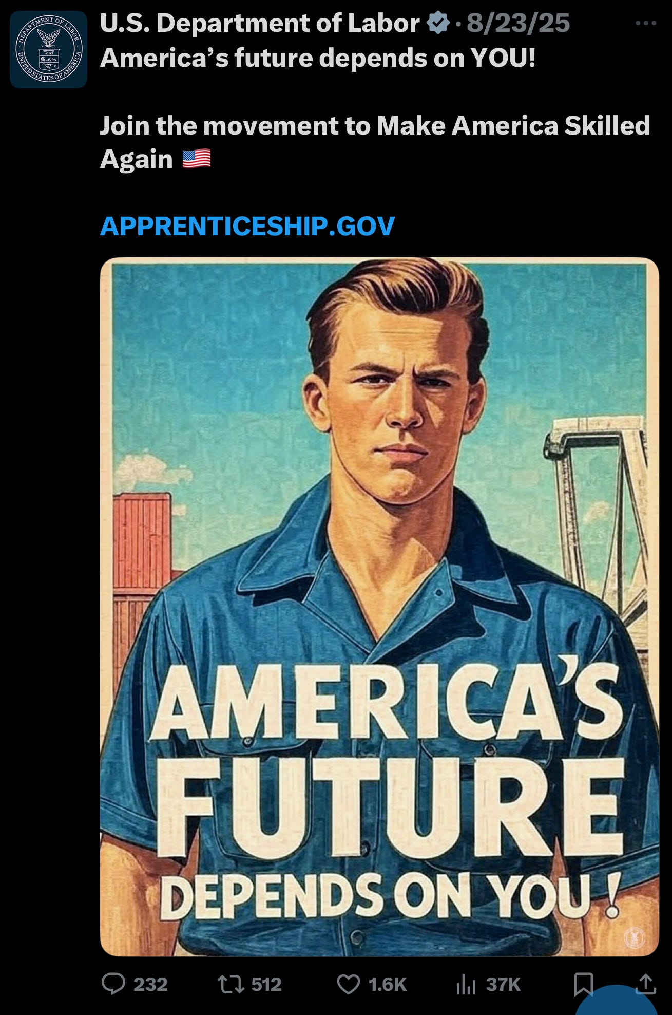 Trump's Department of Labor Campaign Mirrors Nazi Propaganda