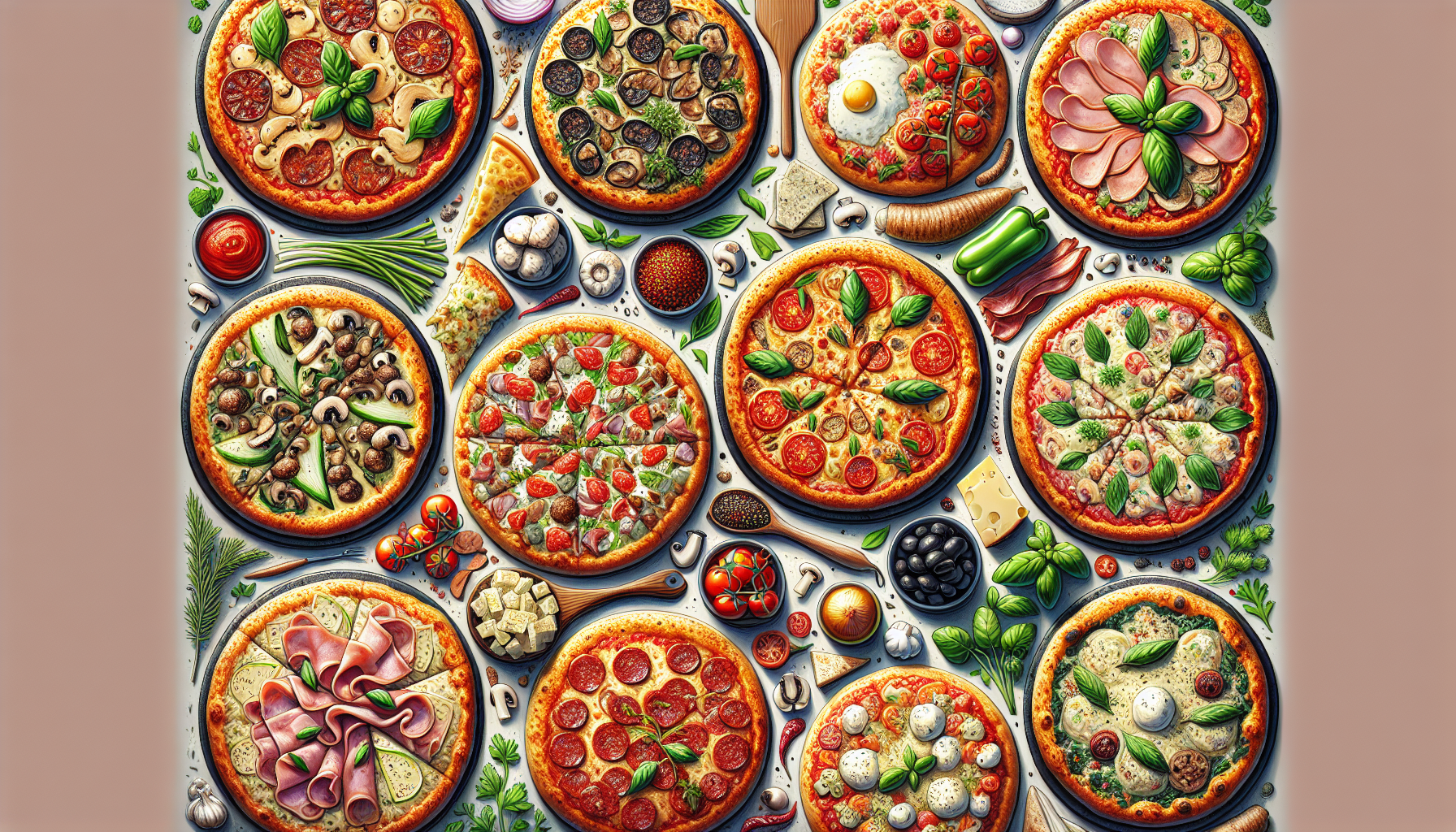 20 recettes de pizzas originales et savoureuses