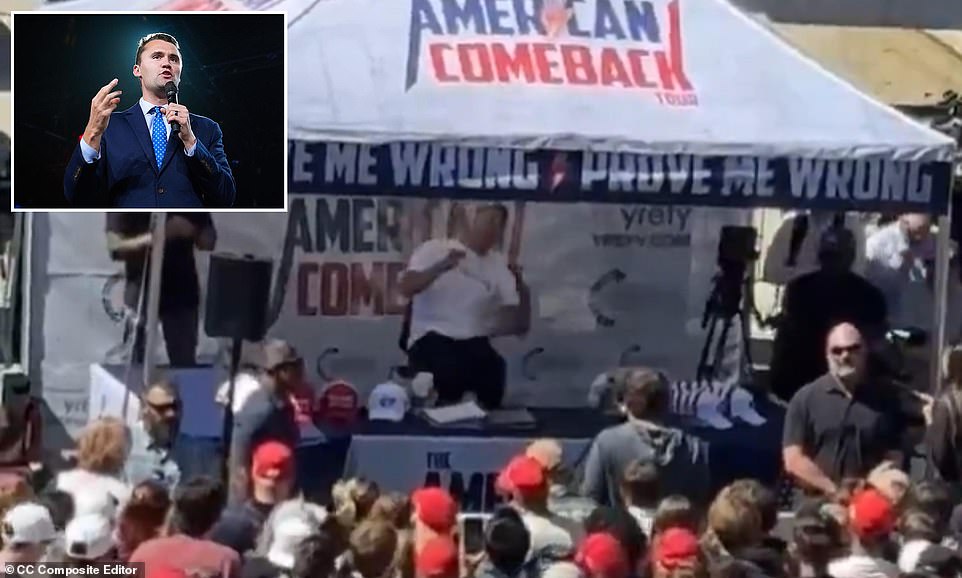 Charlie Kirk shot at conservative students' rally in Utah