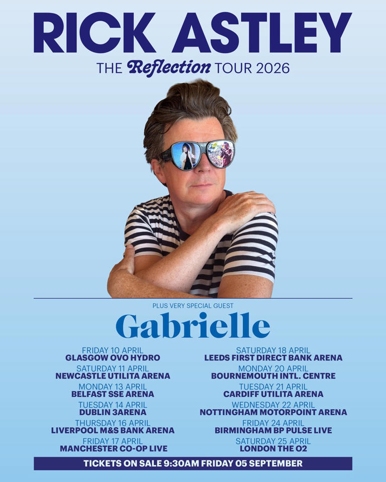 LISTEN: Rick Astley vows he's never gonna give up the hits as tour ...