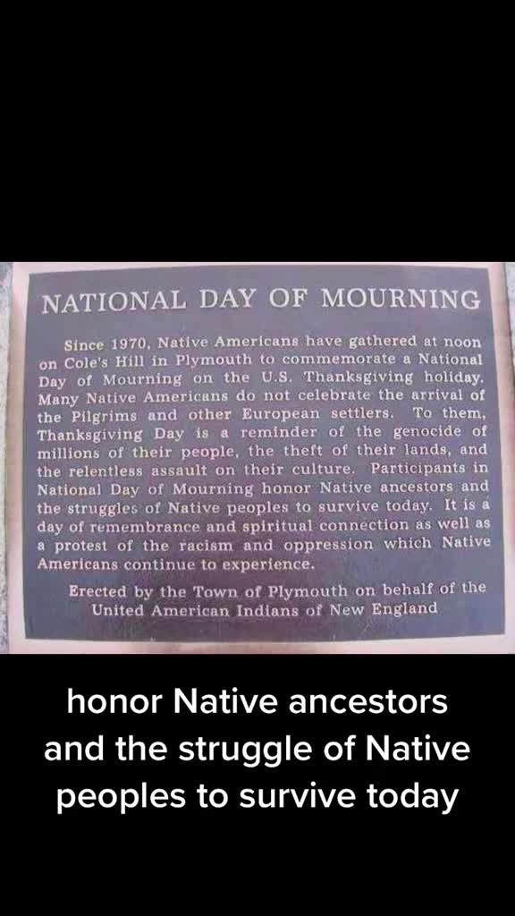 Thanksgiving and the National Day of Mourning: A Deeper Perspective