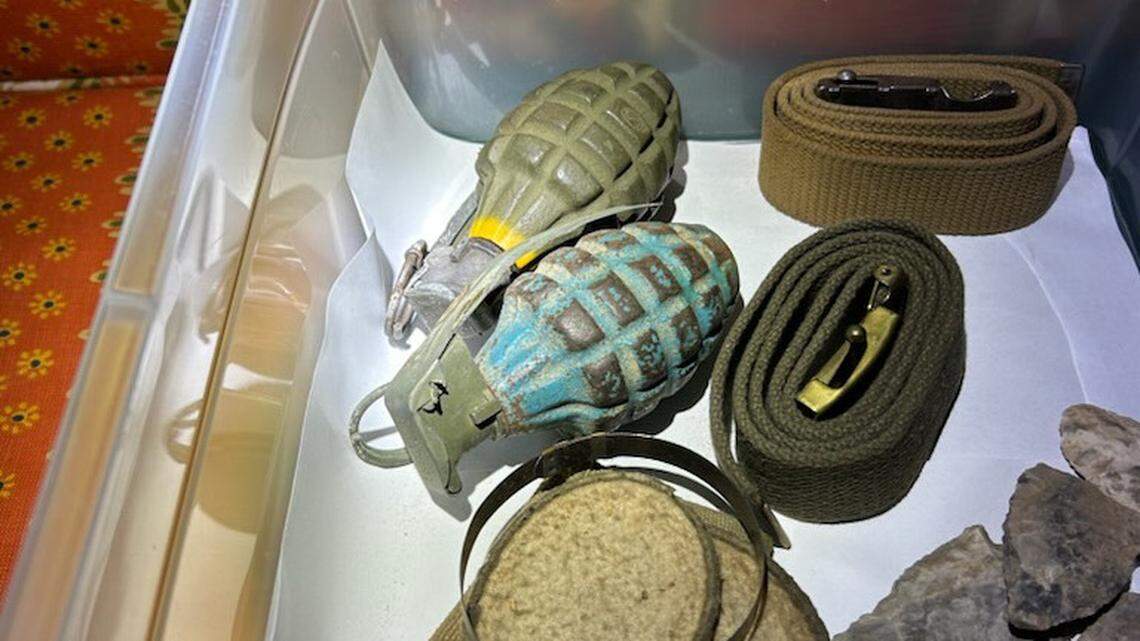 Movers get shock finding WWII hand grenades in Johnson County man's ...