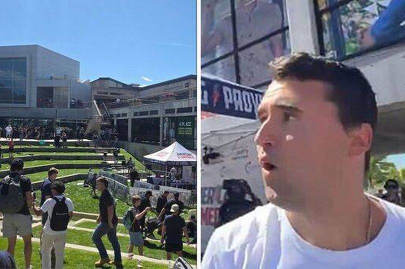 Charlie Kirk 'shot in the neck' during Utah Valley University speech