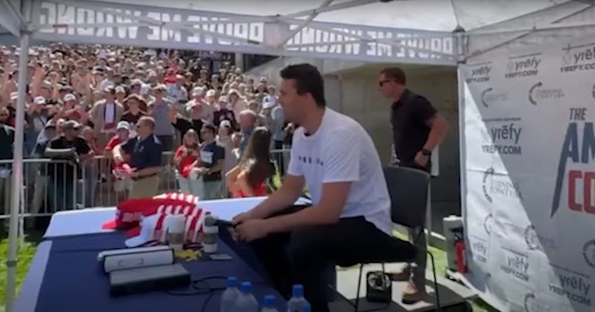 Trump ally Charlie Kirk shot in the neck at rally in Utah