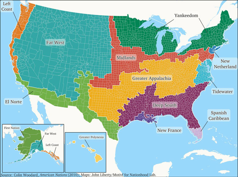 Traditional and 'existential' wellness vary significantly among US regions