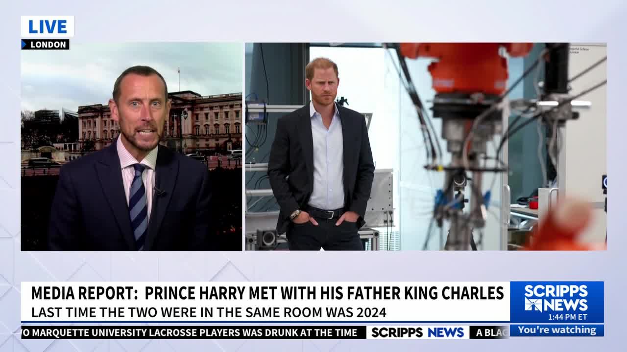 Media report: Prince Harry met with his father King Charles