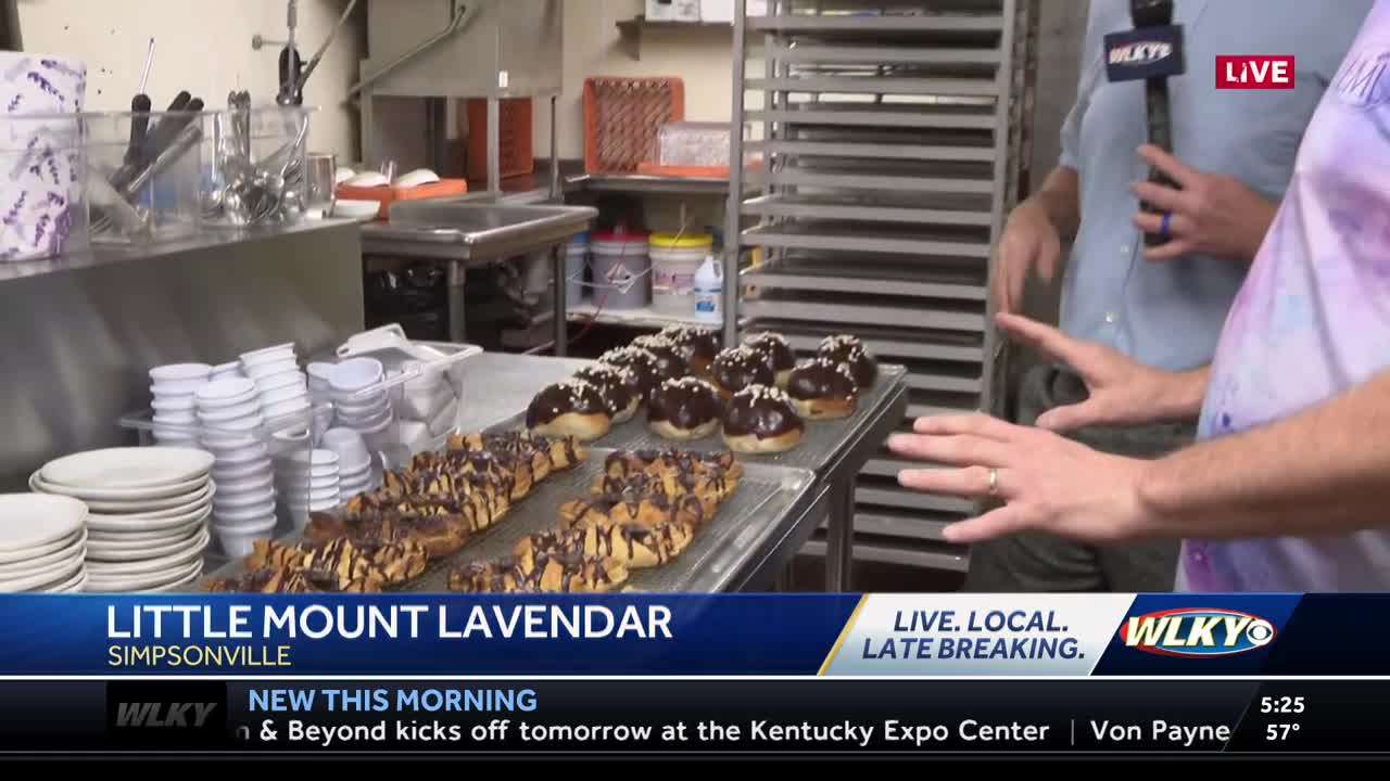 Getting things started in the Kitchen of Little Mount Lavender