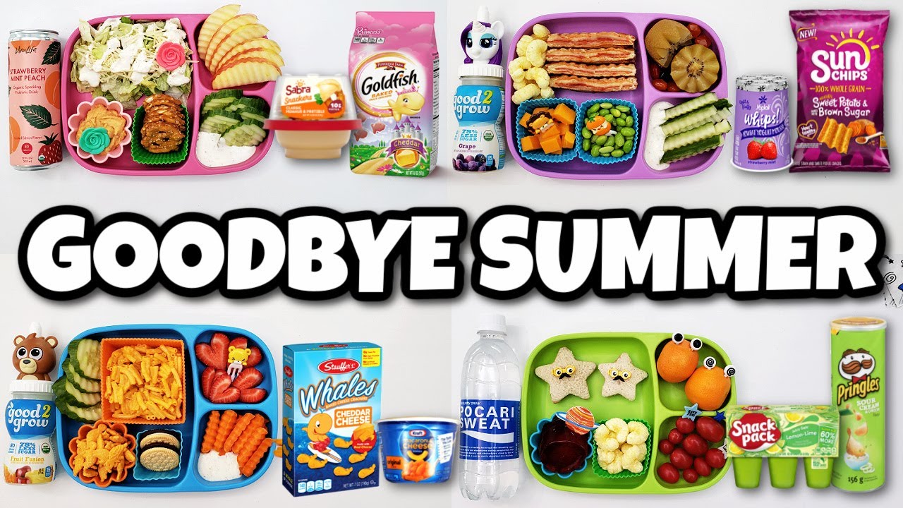 Who picked the best lunch? No budget (end of summer) kids lunch takeover!