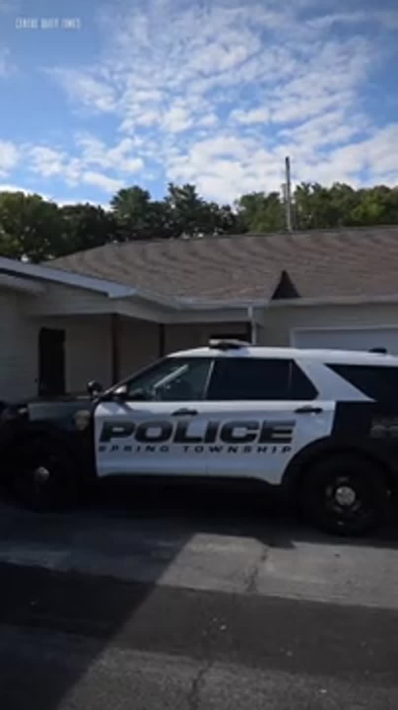 Look inside the new station for the Spring Township police