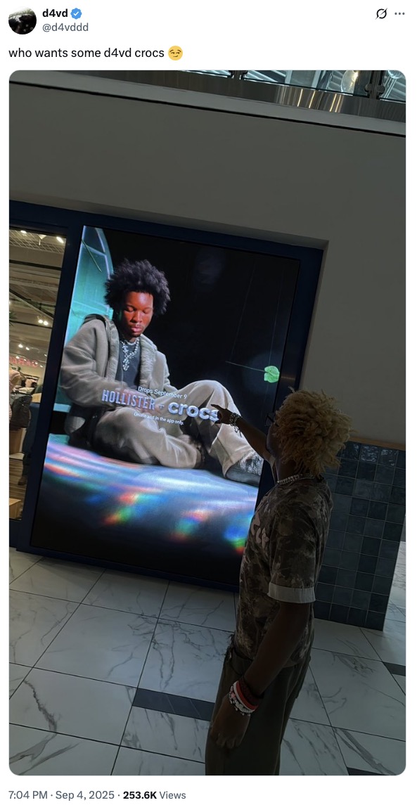 Crocs, Hollister drop singer D4vd after rotting corpse found inside his ...