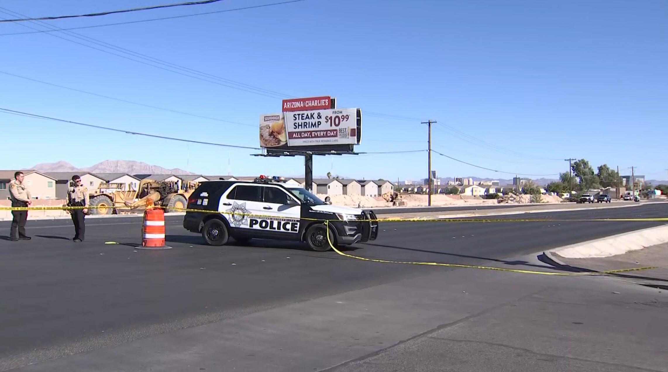 Motorcyclist dies after crashing into dumpster truck in northwest Las ...
