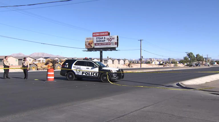 Motorcyclist dies after crashing into dumpster truck in northwest Las ...