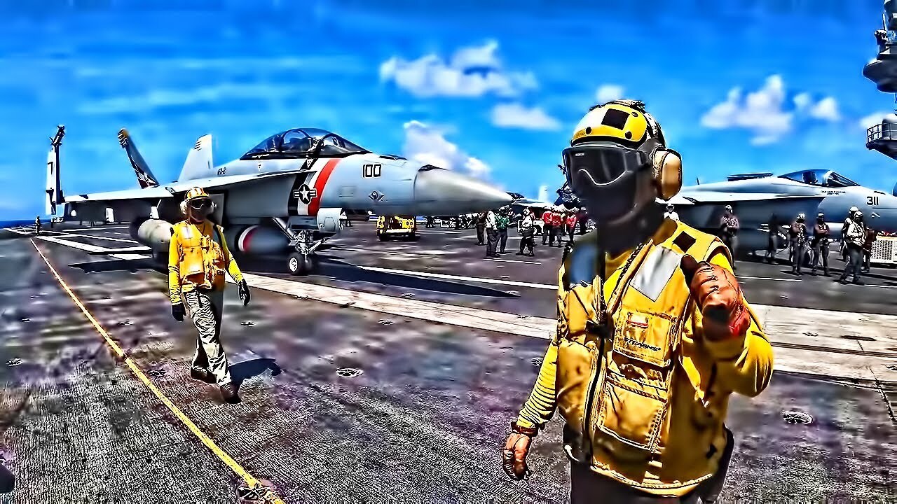 Flight Ops Aboard USS Carl Vinson • 7th Fleet AOR (2021)