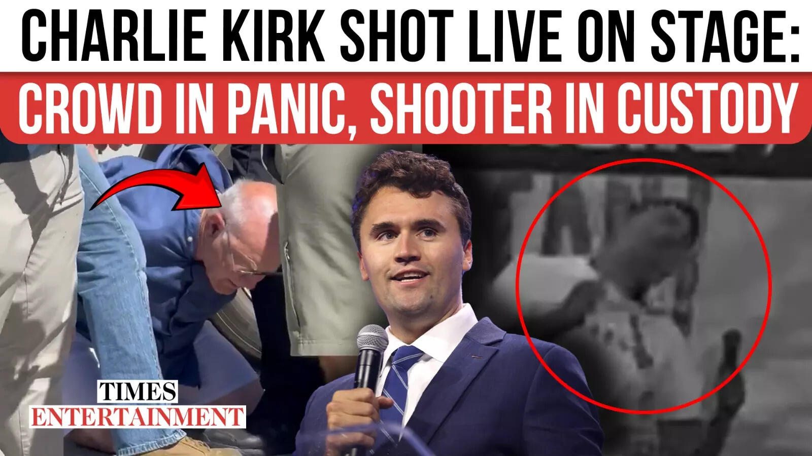 Charlie Kirk Shot in Neck, Pronounced DEAD: Dramatic Video Shows ...