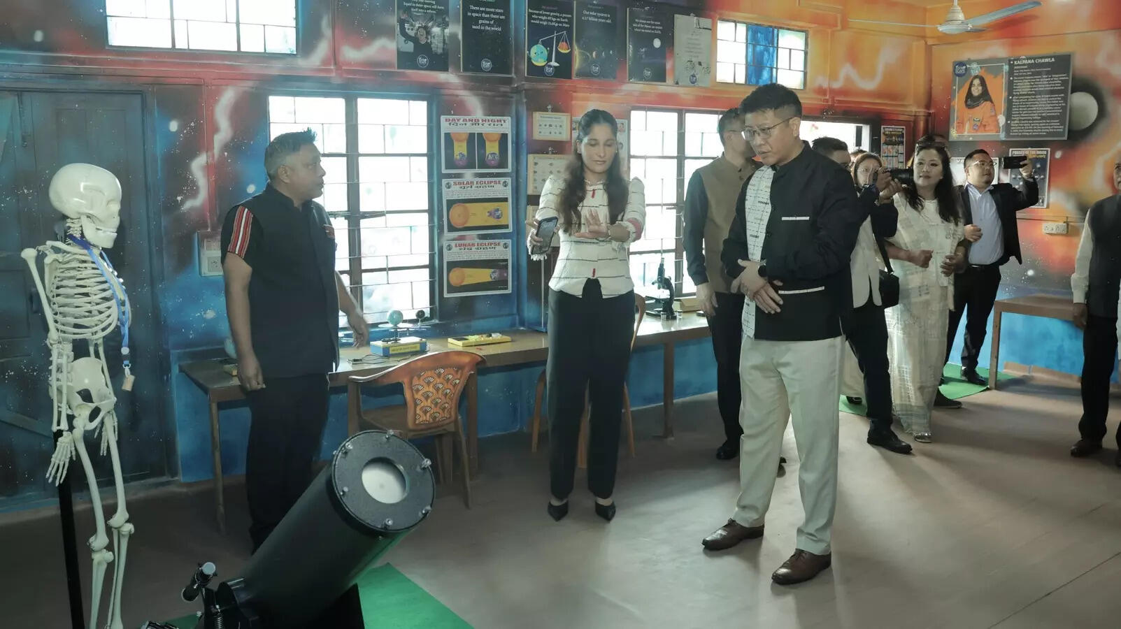 Mizoram’s first cosmic classroom launched at govt school in Lunglei
