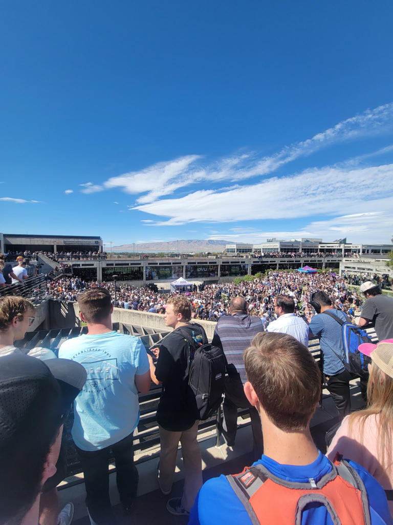 Charlie Kirk dead after being shot during Utah event, person in custody ...