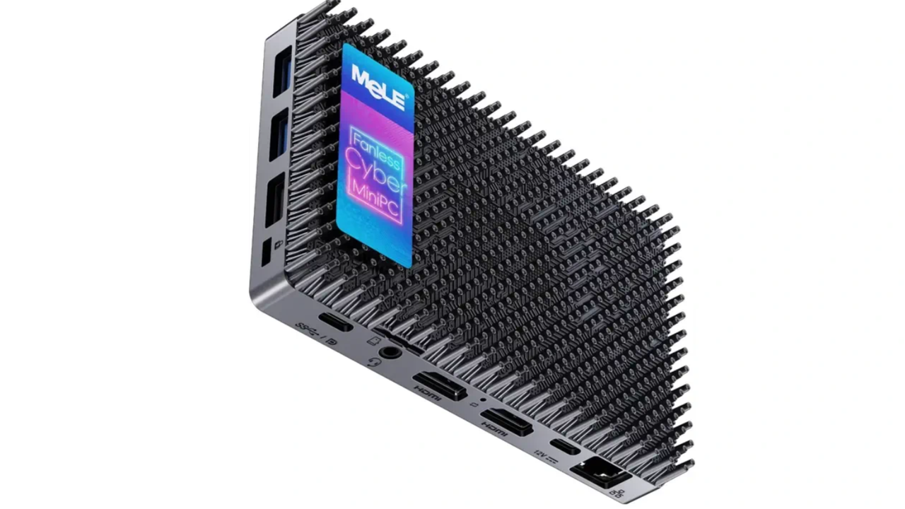 Hedgehog-like mini PC doesn't have a fan - silent Mele Cyber X1 is ...