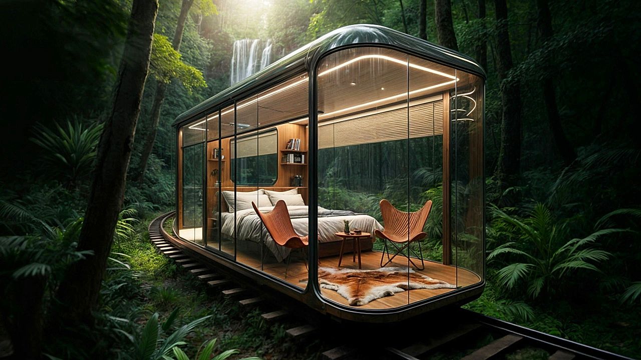World's first moving hotel lets guests wake up in forests, lakes or ...